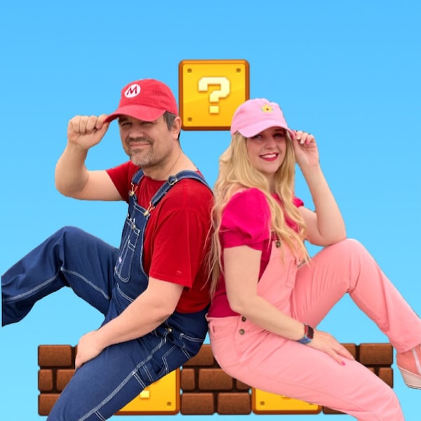 Super Mario Bros Cap Embroidered Washed Cotton Cap Mario Cap Luigi Cap ...