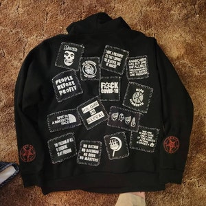 Bullet Belt Back Patch-punk Patches-punk Bands-anarchy Patches-punk ...