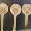 Signature Dog Drink Stir Stick, I Do Too Wood Engraved Cocktail Sticks ...