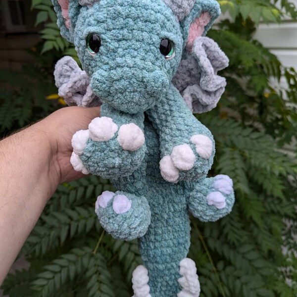 Cato the Dragon Snuggler/lovey Amigurumi Crochet Pattern - Etsy UK