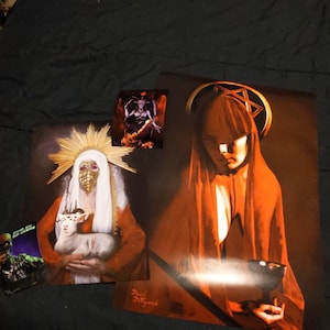 Death Comes Ripping. Lady Death Reaper 13x19 Inch Sexy Occult - Etsy