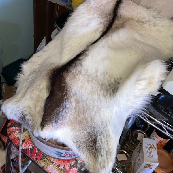 Turkish Goat Skin, Mottled Leather, Genuine Pelt, Home Decor, Home Gift ...