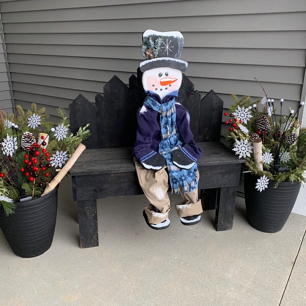 Scarecrow Porch Decor, Greeter Primitive Fall Decor, Fall Porch, Fall ...