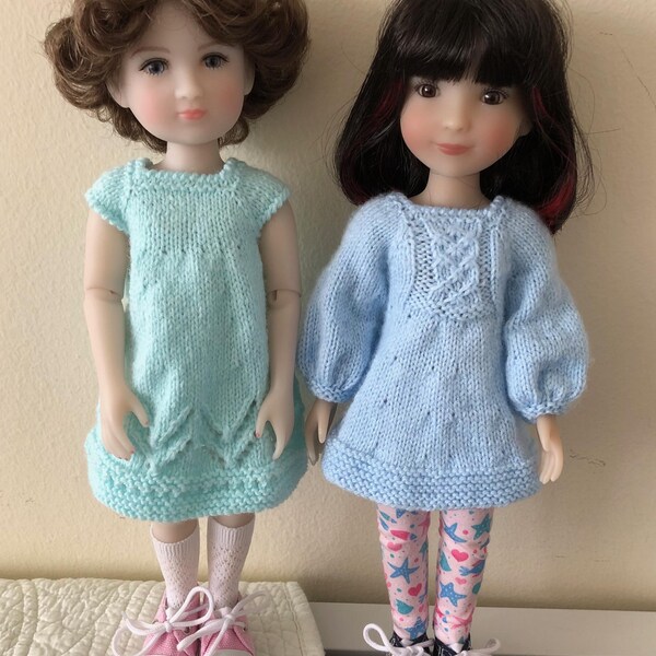 KNITTING PATTERN Paola Reina Doll Dress for Ruby Red Siblies, Boneka ...
