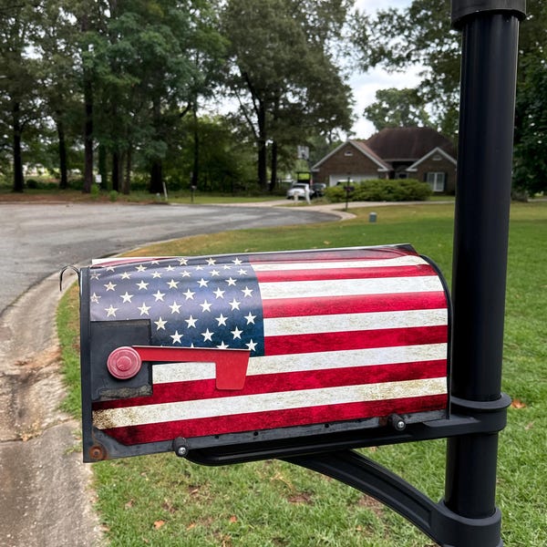 Patriotic Mailbox Cover American Flag Mailbox Covers Magnetic ...