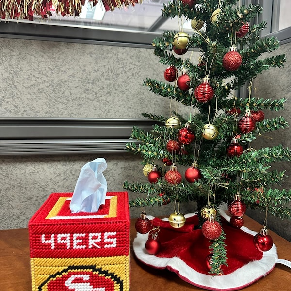 San Francisco 49ers Tissue Box Cover - Etsy