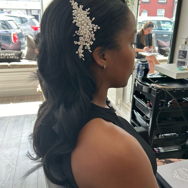 Abigail Comb, Pearl Bridal Hair Comb, Wedding Hair Accessory, Hairpiece ...