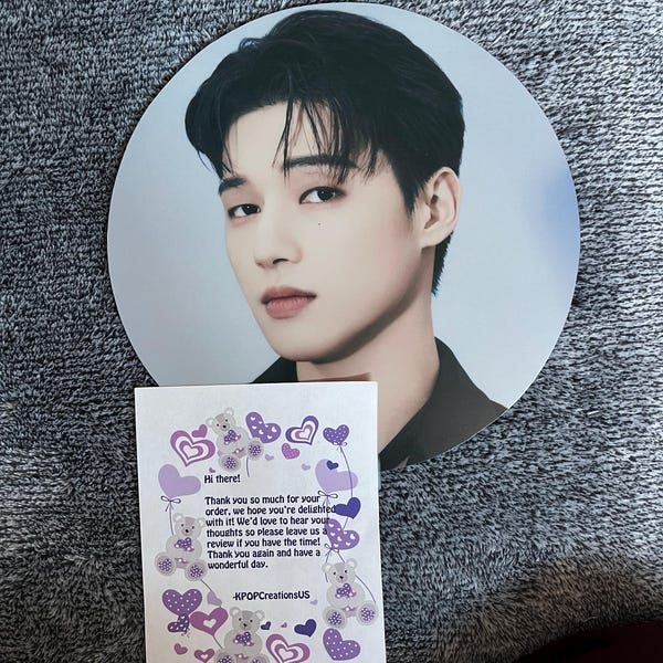 Ateez "golden HOUR : Part.1" Non-transparent Fan / Picket / Image ...