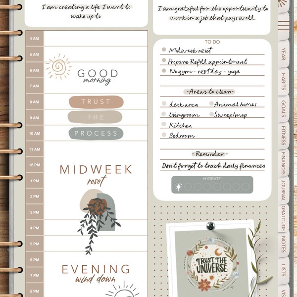 Digital Stickers | Boho Mystic Animal Nature Sticker Pack | iPad ...