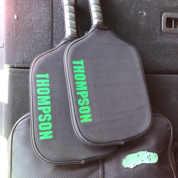 Personalized Pickleball Paddle Cover Gift Custom Pickleball Paddle Gift ...