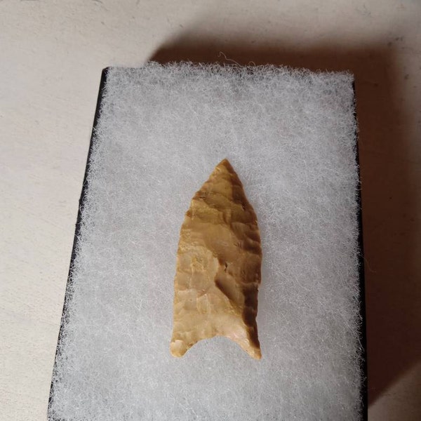 Authentic Indian Scraper Arrowhead Hoe Spear Point Artifact - 7/8" X 4 ...