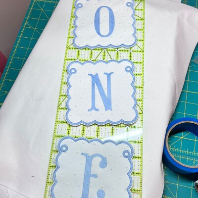 Spool of Thread in the Hoop Banner Machine Embroidery Design Applique ...