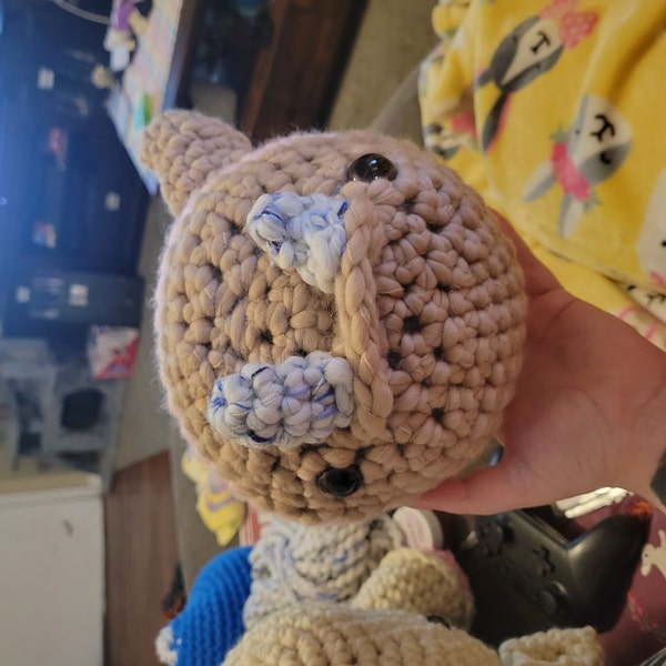 Big + Little Maven Monster Knotted Lovey — Crochet Monster PATTERN - Etsy