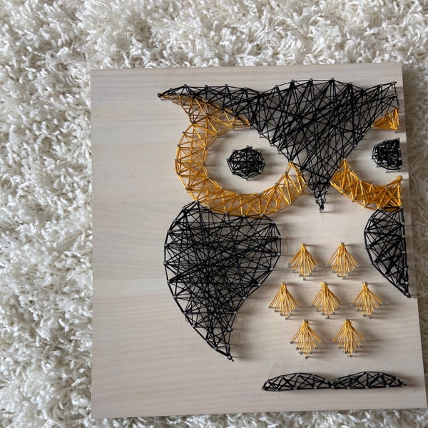 Owl String Art Kit - Adult Crafts Kit Includes All Supplies, Owl Home ...