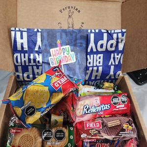 Peruvian Candy Box With Assortments Cookies Chocolates Candies ...