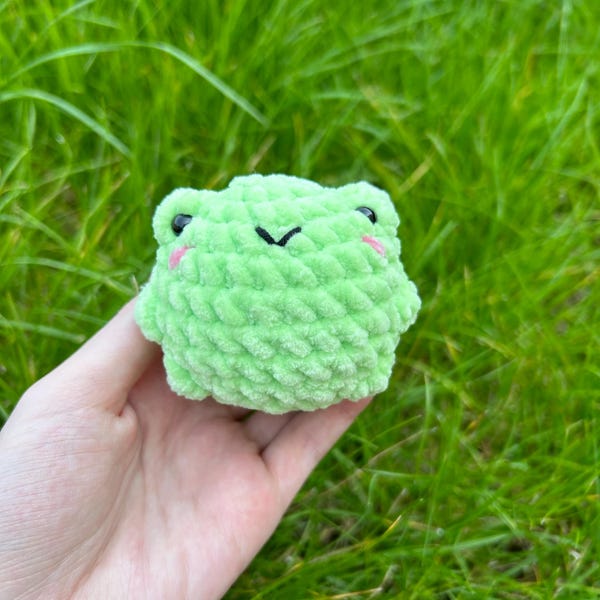 No Sew Chonky Frog Crochet Pattern - Etsy
