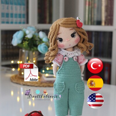 Amigurumi Pattern ADA DOLL - Etsy