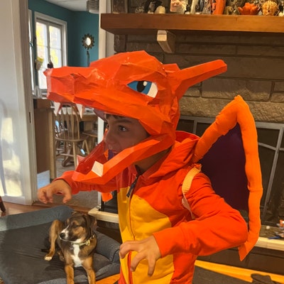 Charizard Paper Mask & Wings - Etsy