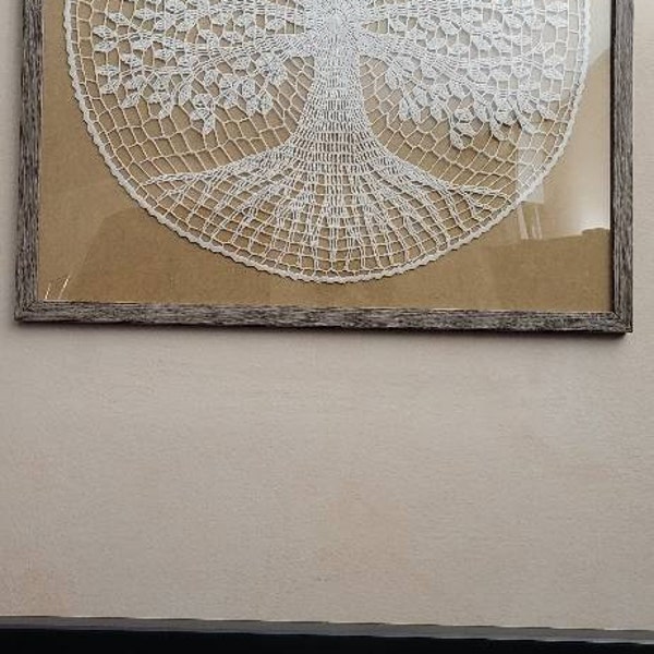 Tree of Life Mandala Crochet Pattern PDF, 70cm 28in Wall Hanging ...