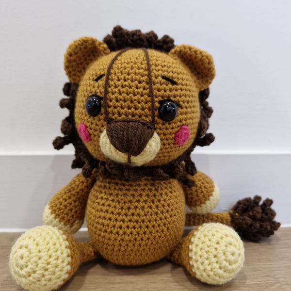 Leo the Lion Crochet Pattern - Amigurumi Animal PDF Tutorial - Etsy