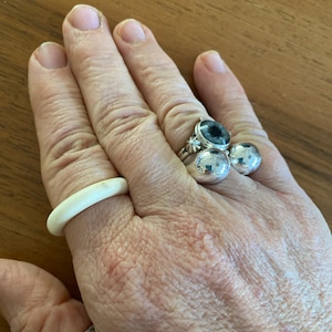 Antler Ring, Natural Whitetail Deer Antler Ring, Bone Ring Size 9 - Etsy