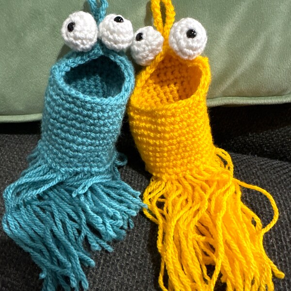 CROCHET PATTERN Mini Yip Yip, Crochet Hanging Yip Yip, Car Hanger, Mirror Hanger, Hanging ...