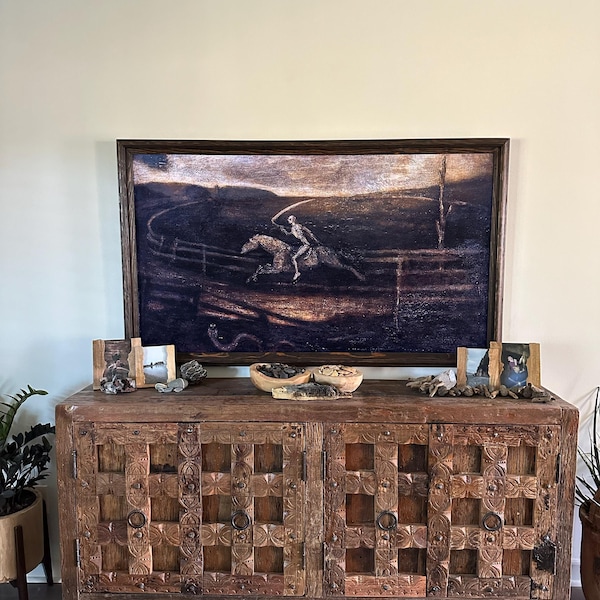 32, 43, 50, 55 Inch Ornate Frame for Samsung the Frame TV, Satin Black ...