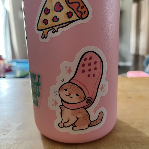 Croc King Sticker / Cat Sticker / Kitten Sticker / Cute Animal Sticker ...