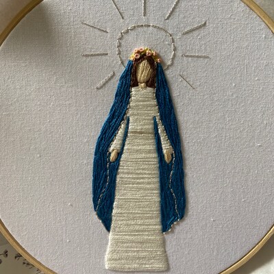 Divine Mercy trust Embroidery Pattern. Catholic Embroidery. Gift for ...