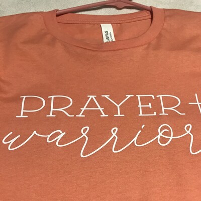 Prayer Warrior Shirt, Christian Apparel, Christian Tees, Christian T ...