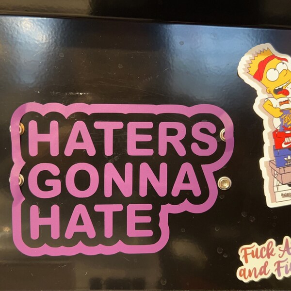 Haters Gonna Hate JDM Funny Sticker Decal - Etsy