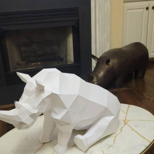 Hammerhead Shark Papercraft, 3D Papercraft, Build Your Own Low Poly ...