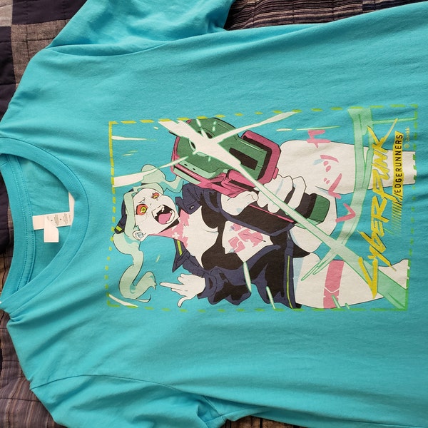 Cyberpunk Edgerunners Hoodie, Edge Runners DAVID & LUCY Neon Shirt ...