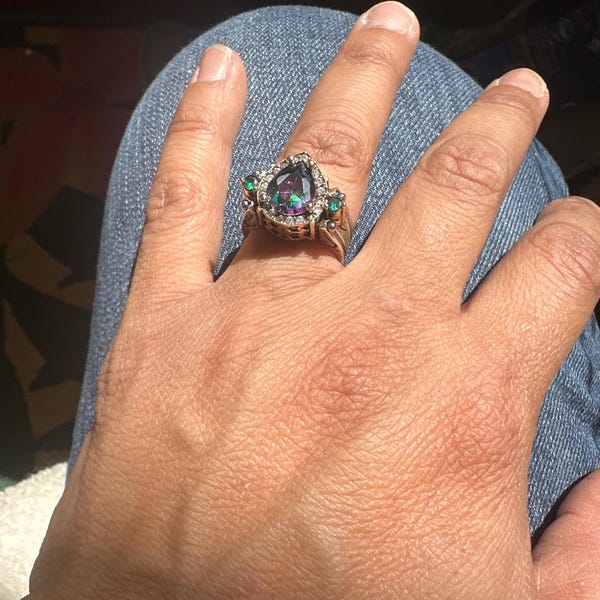 Extraordinary Ring, Reversible Ring Two in a One Ring 925 Sterling ...