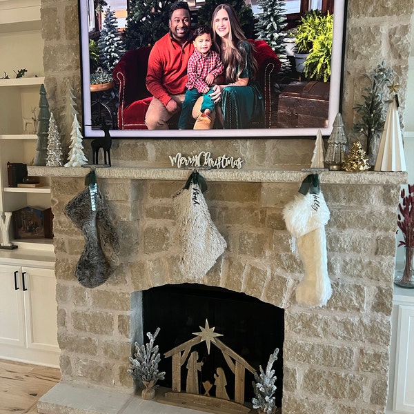 Customizable Acrylic Name Ornament | Custom Gift Tag | Acrylic Ornament ...