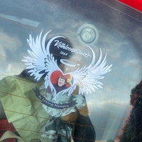 Heart Wing Custom Photo RIP Decal, in Loving Memory of Dad Mum ...