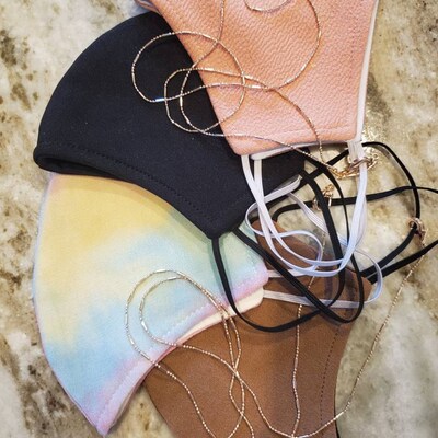 Blush Ivory Pink and Rosey Facemask Reusable, Washable, Handmade ...