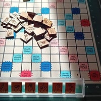 Alder Wood ASL Sign Language Scrabble Tiles - Etsy Canada