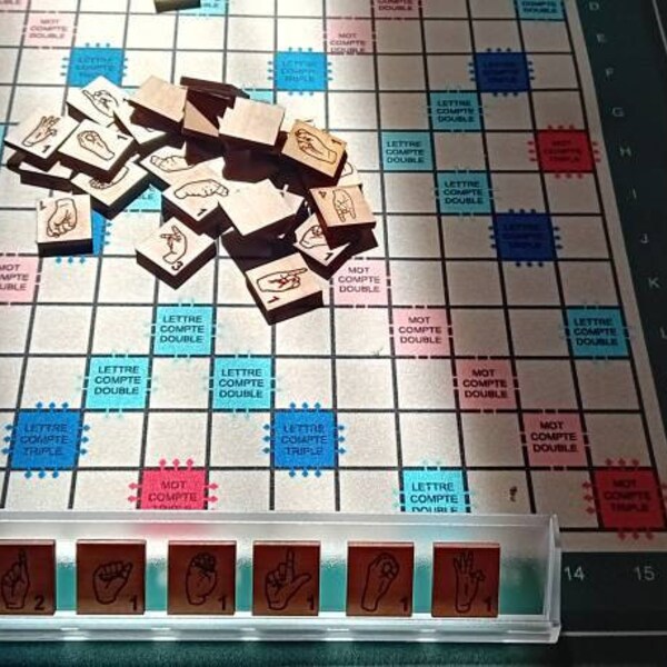 Alder Wood Star Trek Klingon (ship Hull) Scrabble Tiles - Etsy