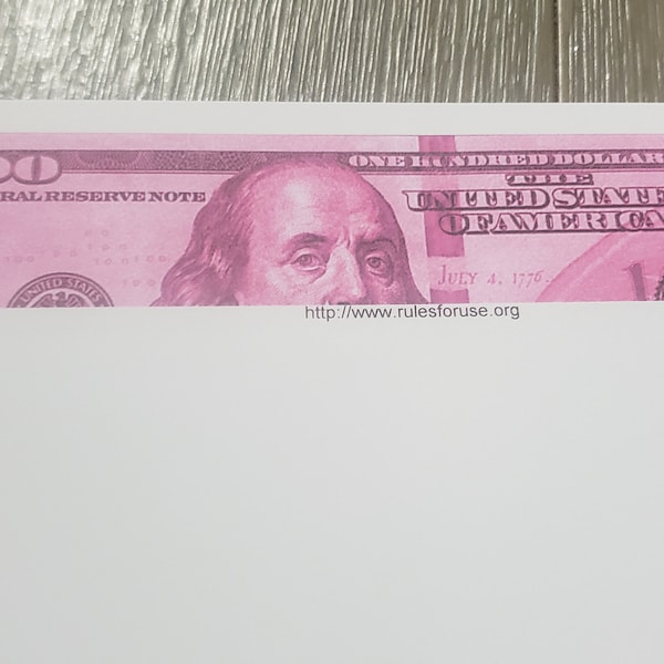 Purple + Pink Money 100 Dollar Bills PNG - US One Hundred Dollar Bill ...