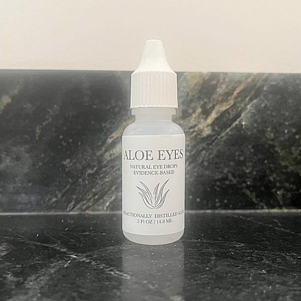 Organic Eye Drops: Aloe Eyes - Etsy