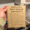 Realistic Best Friend Contract - 5 X 7 Journal - Etsy