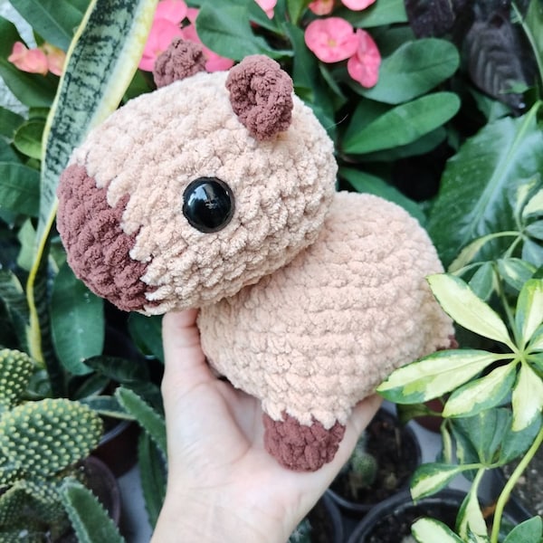 Capy-ghost Crochet Pattern | Capybara With Removable Ghost Outfit and ...