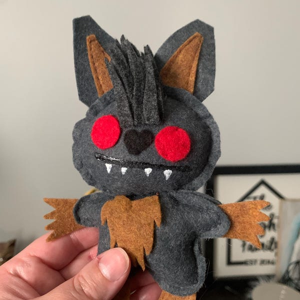 Louisiana Rougarou Loup Garou, Cryptid Plush, Werewolf Stuffed Animal ...