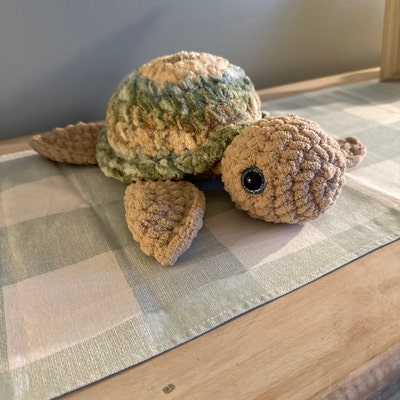 Fred the Sea Turtle Crochet Pattern PDF Download Includes Follow Along ...