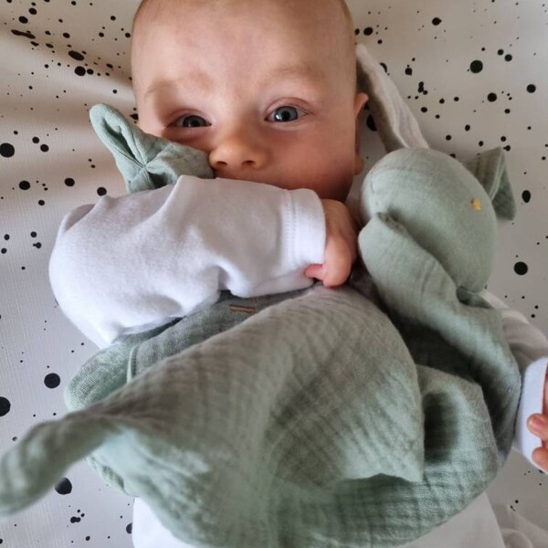 Personalised Baby Comforter | Bunny Comforter | Unisex Newborn Gift ...