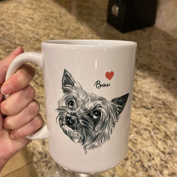 Custom Dog Mug, Dog Lover Gift, Pet Memorial, Dog Memorial Gift, Pet ...