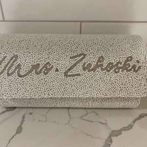 Beaded Letter Customized Coin Pouch Bag Money Bag Change - Etsy