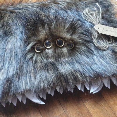 Furry Brown Monster Laptop Sleeve - Etsy