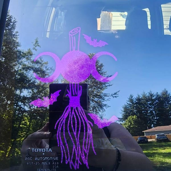 Support Your Local Cryptids Bumper Decal, Spooky Car Accessories ...